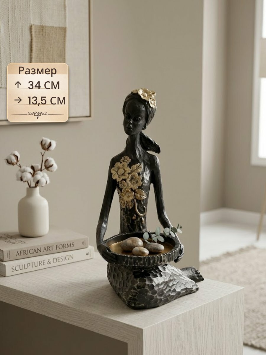 Фигурка "Цветочное вдохновение" 13х13,5х34