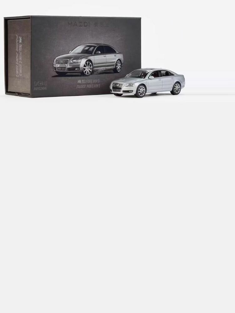 Машинка металлическая модель Masdi 1:64 Audi A8 D3 Silver