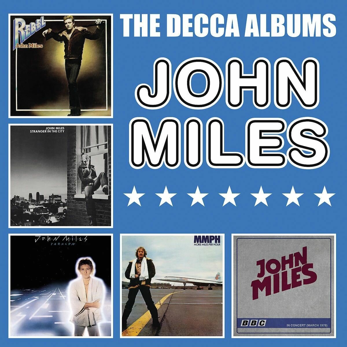 CD диск John Miles - The Decca Albums (5CD) 2016, Papersleeves In Box