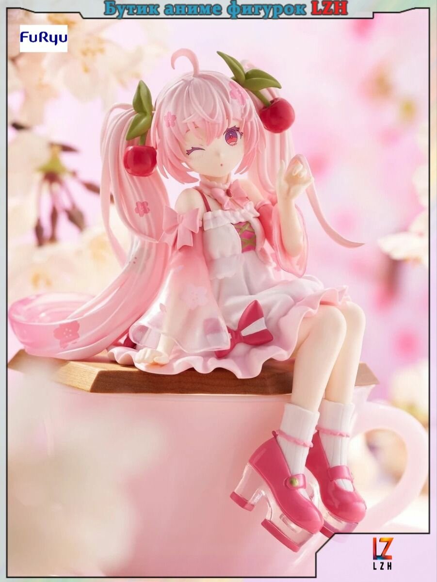 Аниме Фигурка FuRyu Noodle Stopper Figure piapro Хаунэ Мику(Hatsune Miku) в 2025 Wink 14cm(LZH)