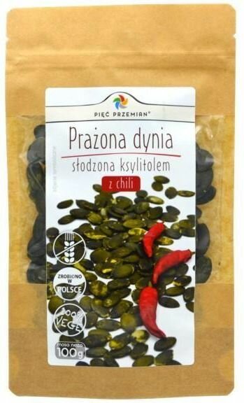 Тыквенные семечки Piec Przemian подслащенная ксилитом и чили 5 шт x 100 г