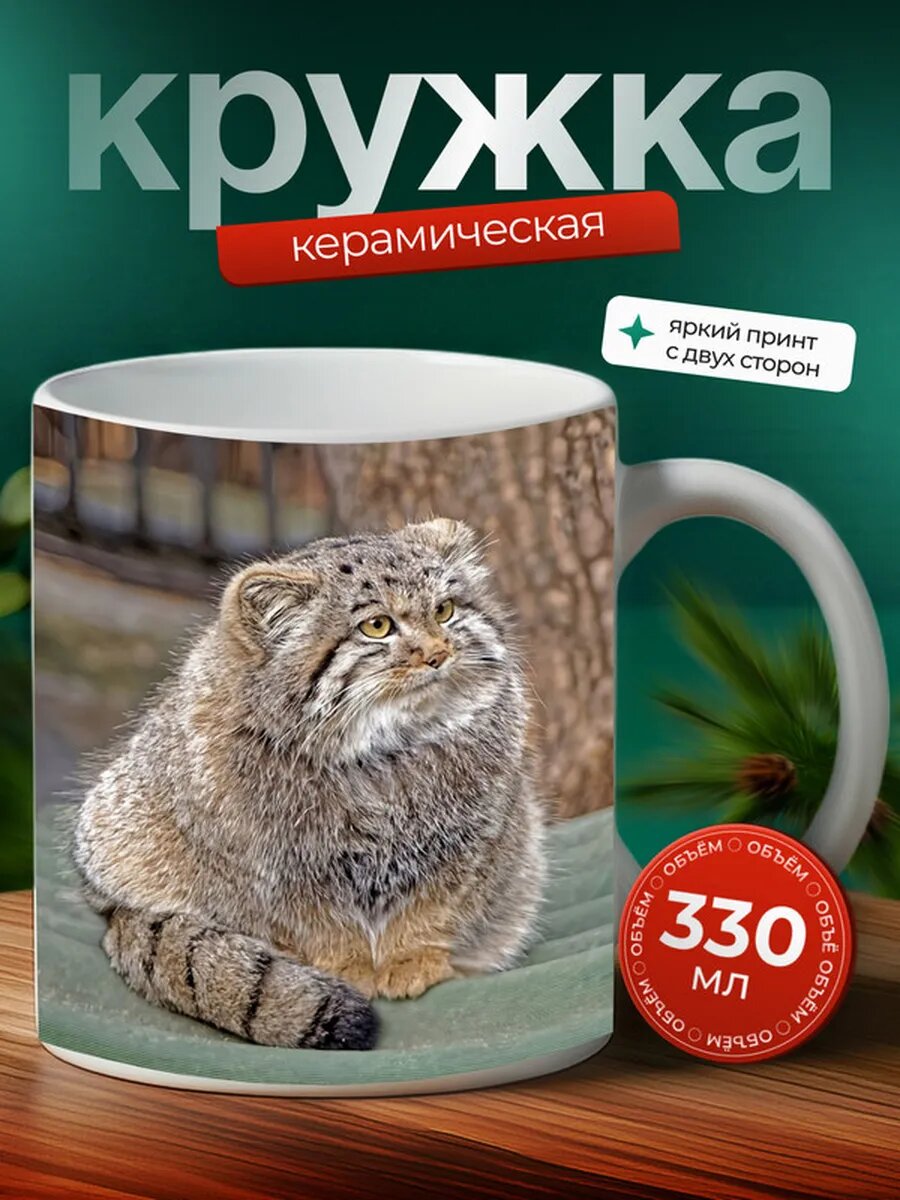 Кружка Гибралтарский скальный кот 2,