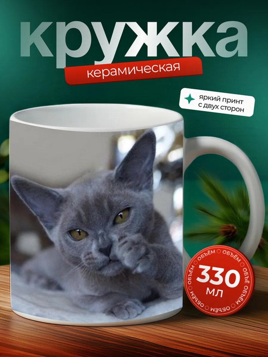 Кружка Бомбейский кашемир кот 21,