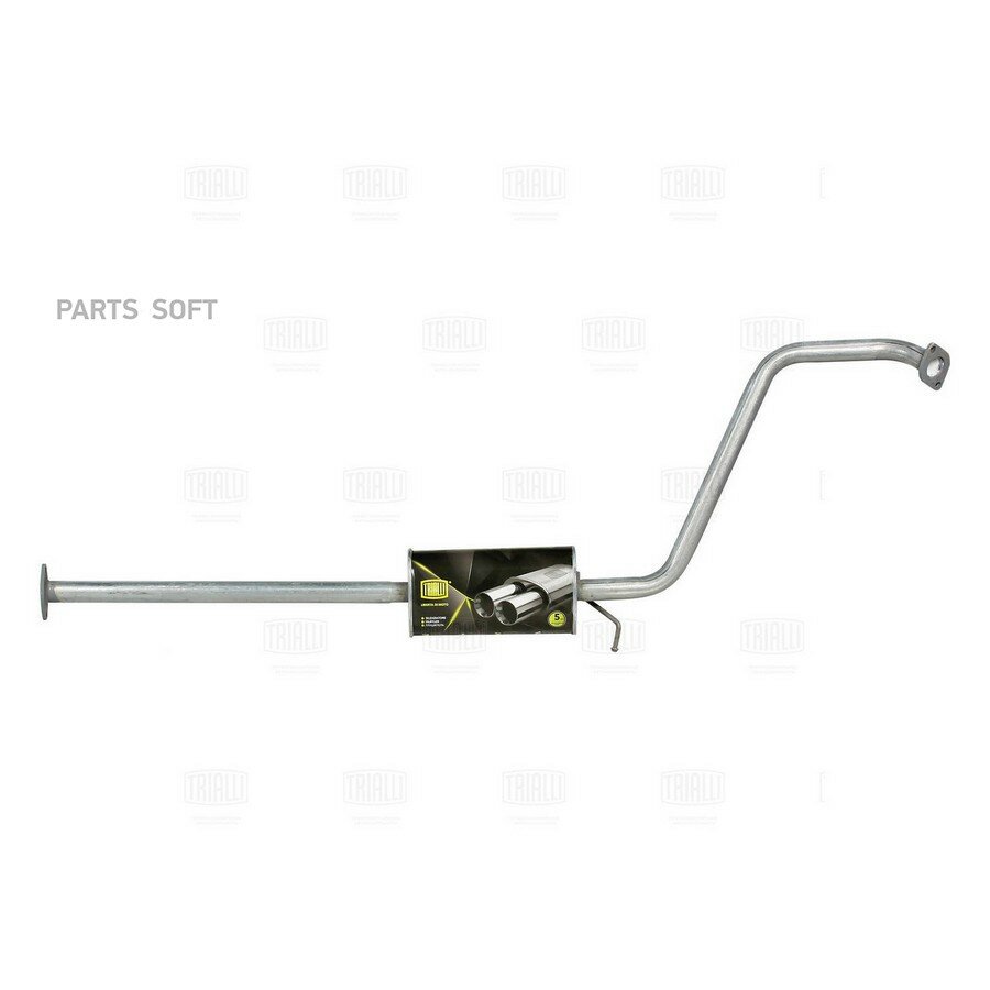 Резонатор Hyundai Getz (05-) 1.1i/1.4i (алюм. сталь) TRIALLI EAM0806