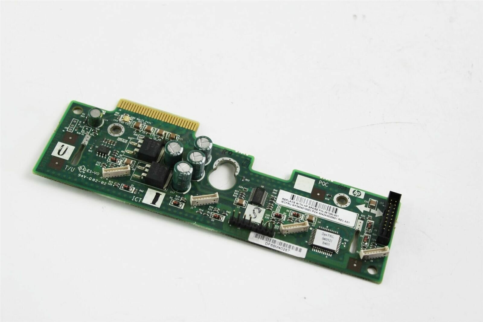 Плата охлаждения HP Proliant DL360 G4 G5 DL365 G1 Server Panel & CPU Fan Controller 361390-001