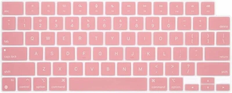 Чехол для клавиатуры MacBook Air 15 и 13.6 дюймов, Mac Book Pro 14 и 16 , американский макет, английская версия моделей M4 M3 M2 M1