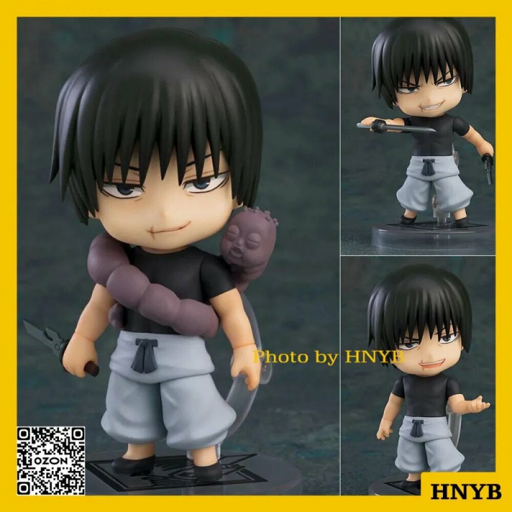 Фигурка Возвращение заклинаний Тодзи Фусигуро / Jujutsu Kaisen Touji Fushiguro Нендороид подарок для фаната (10 см) 2280