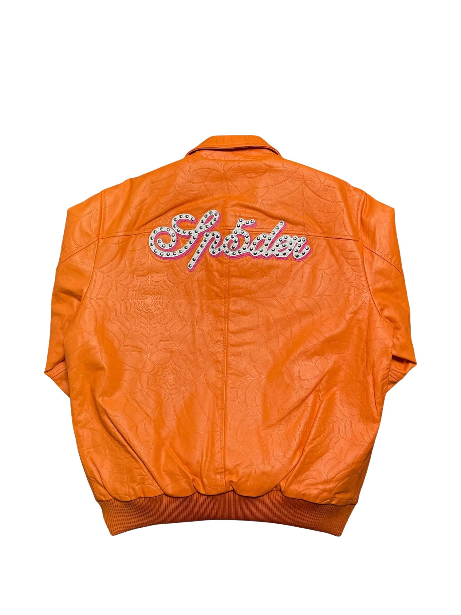 Куртка sp5der worldwide Logo-detail jacket, размер 50, orange — фото 1