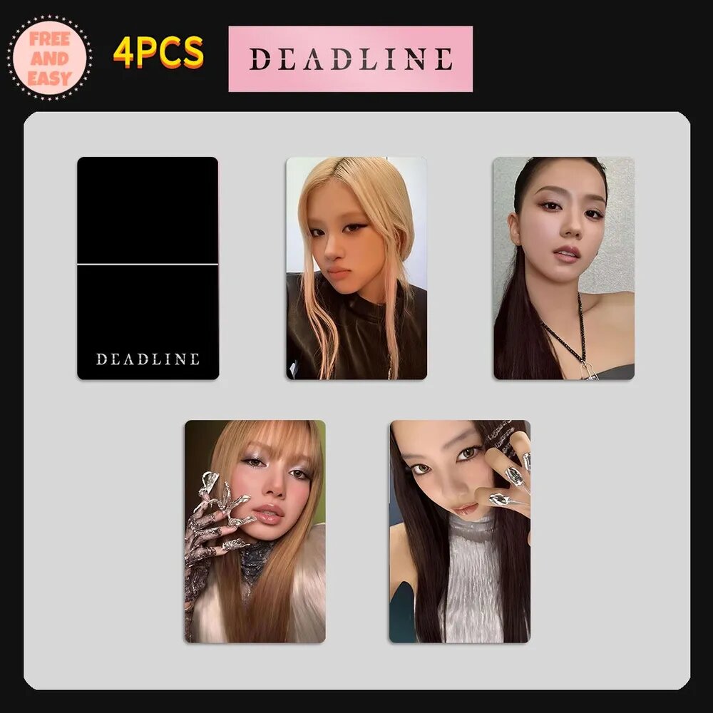 BLACKPINK DEADLINE Альбом периферийных карточек