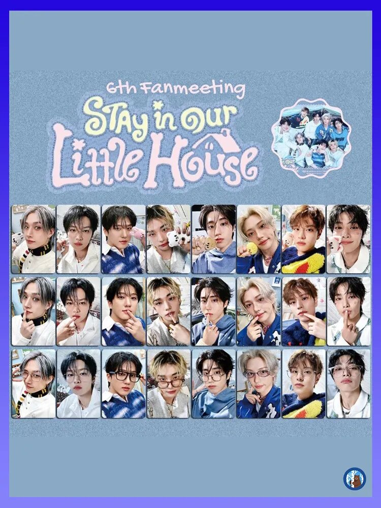 Звёздные карточки STRAY KIDS, Stay in our little house, LOMO-карточки