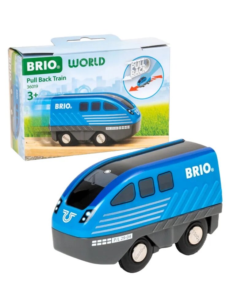 BRIO Локомотив с тягово-сцепным устройством-36019