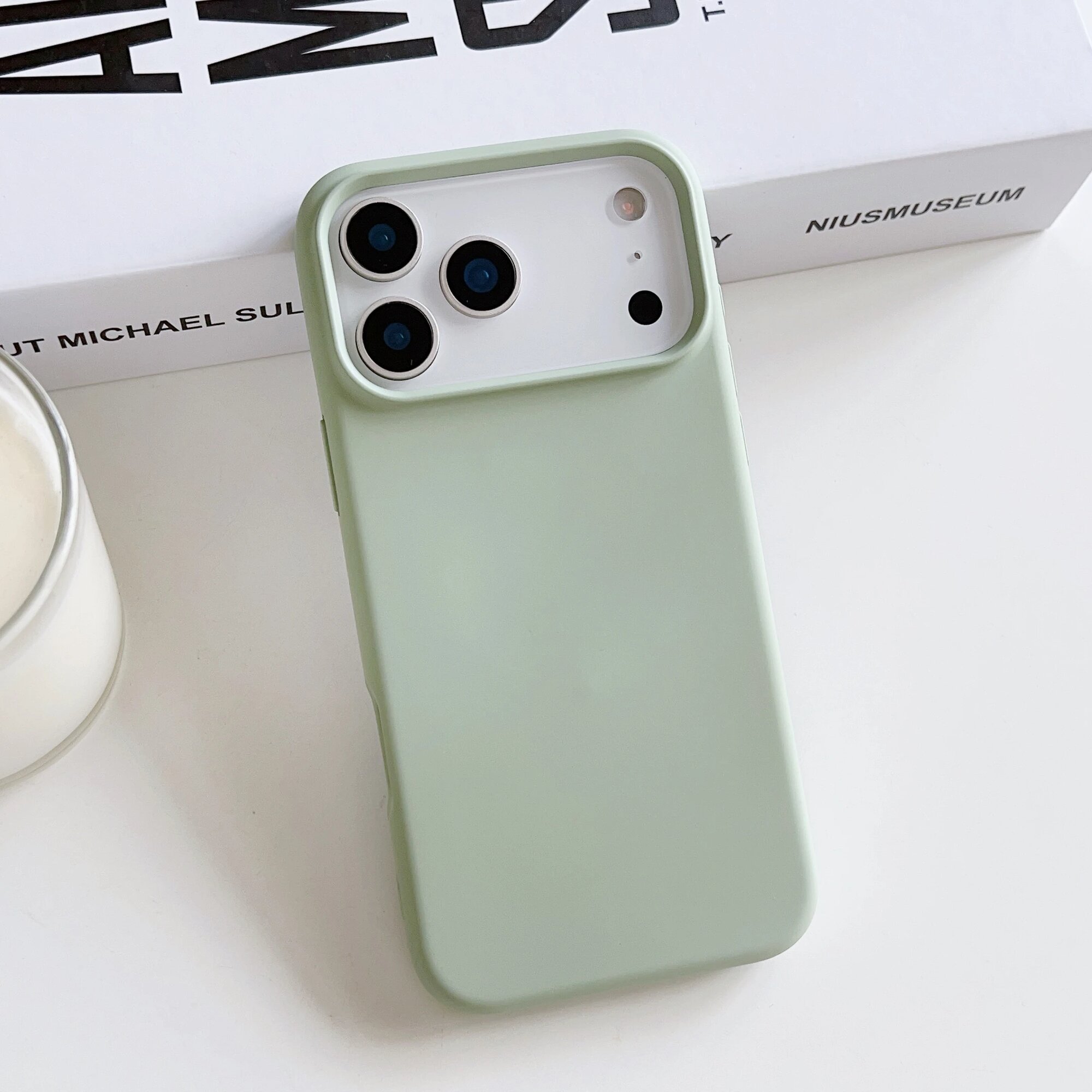 Оригинальный Жидкий Силиконовый Магнитный Чехол Для Magsafe Зеленый, Green, For iPhone 17 Pro
