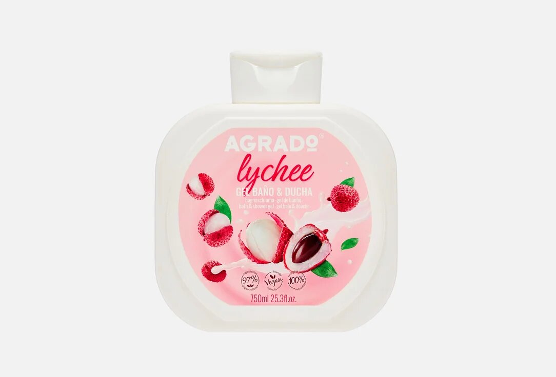 AGRADO LYCHEE Гель для душа 750мл