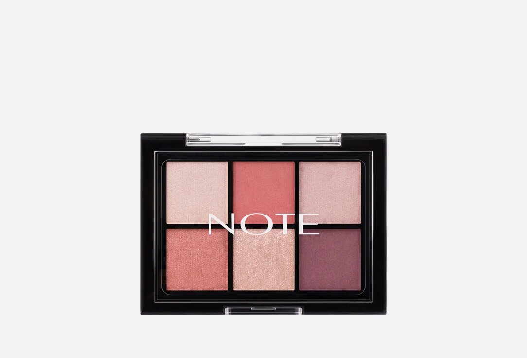 NOTE eyeconic shadow palette палетка теней для век 6 г 04, Saturn