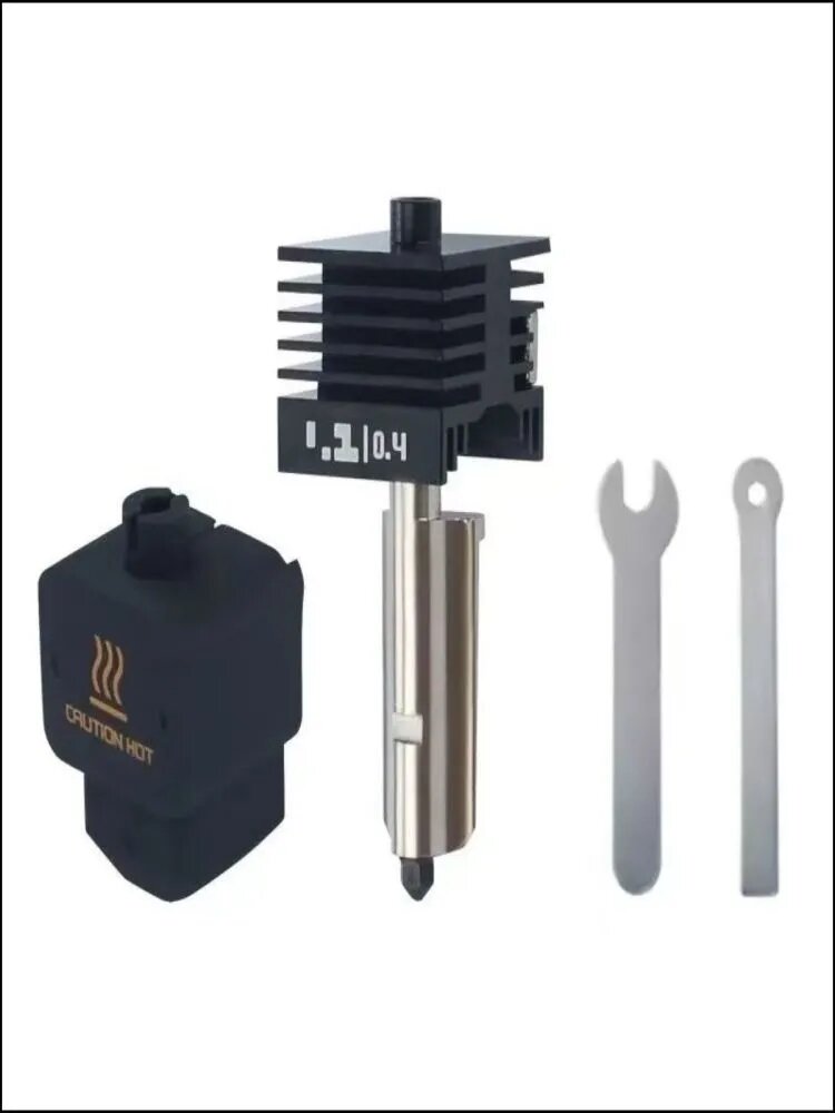 Хотенд (hotend kit) для Bambulab H2D H2S, Комплект горячего торца, аксессуары для 3d-принтеров bambuboo, Закаленная сталь сопло/0.2mm