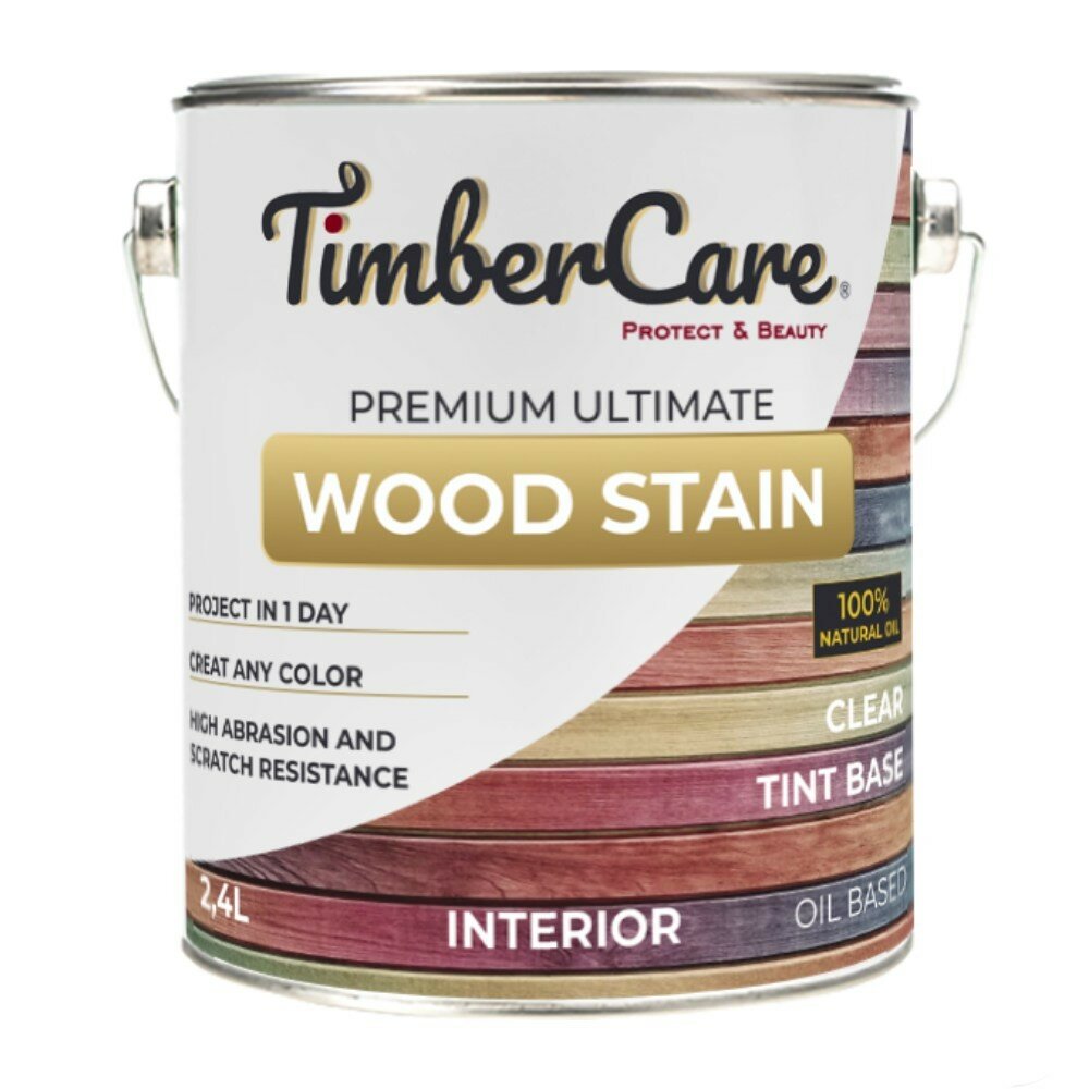 Масло TimberCare Wood Stain Clear Tint Base 350038 (2,4л) прозрачное