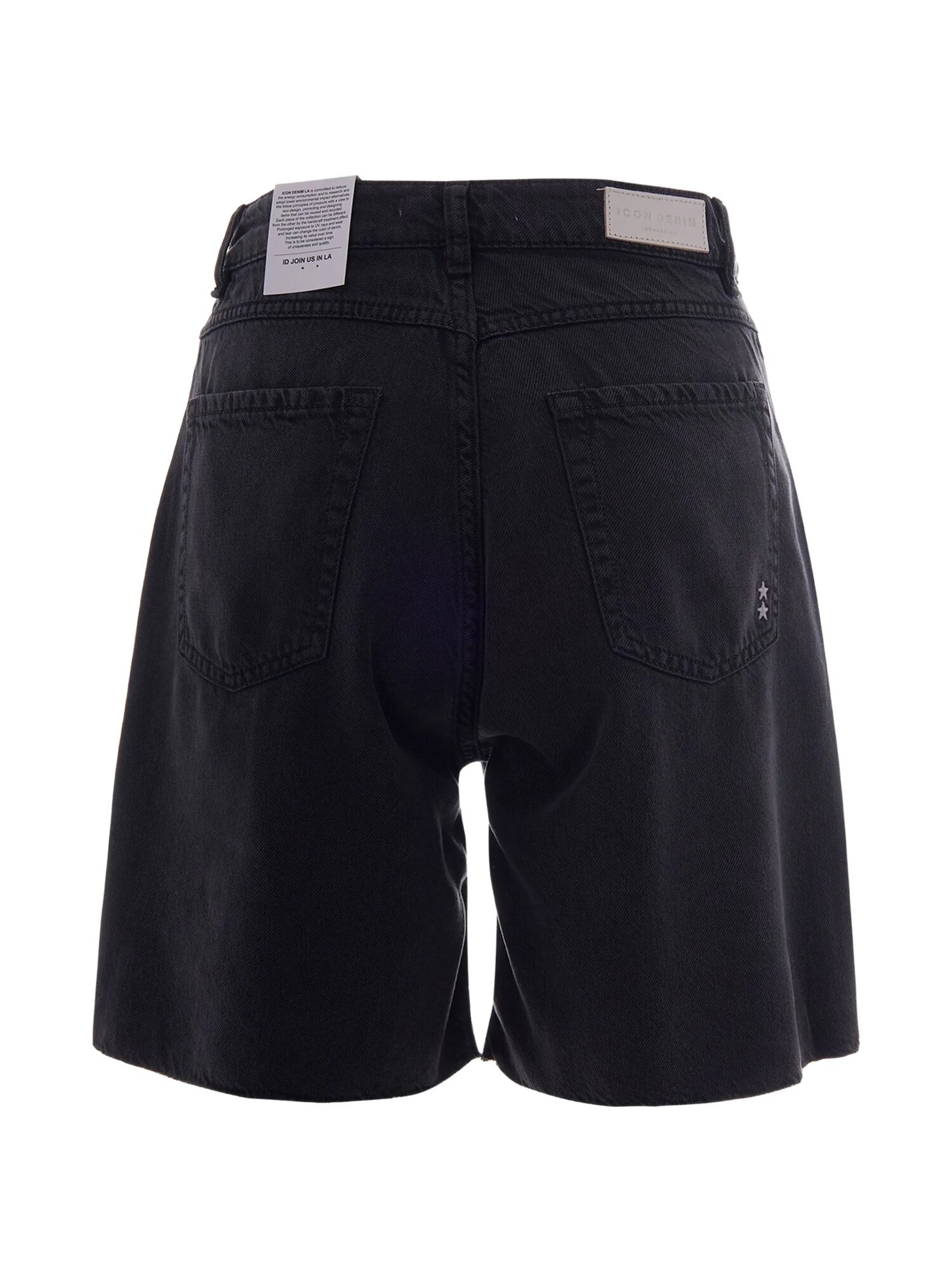 Шорты ICON DENIM Lea denim shorts, размер 28, black/black — фото 1