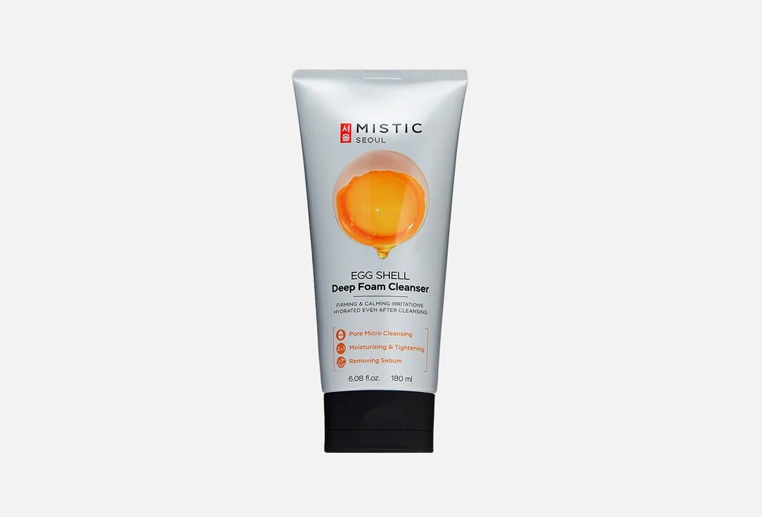 MISTIC White & Yolk Глубокоочищающая пенка для умывания 180мл