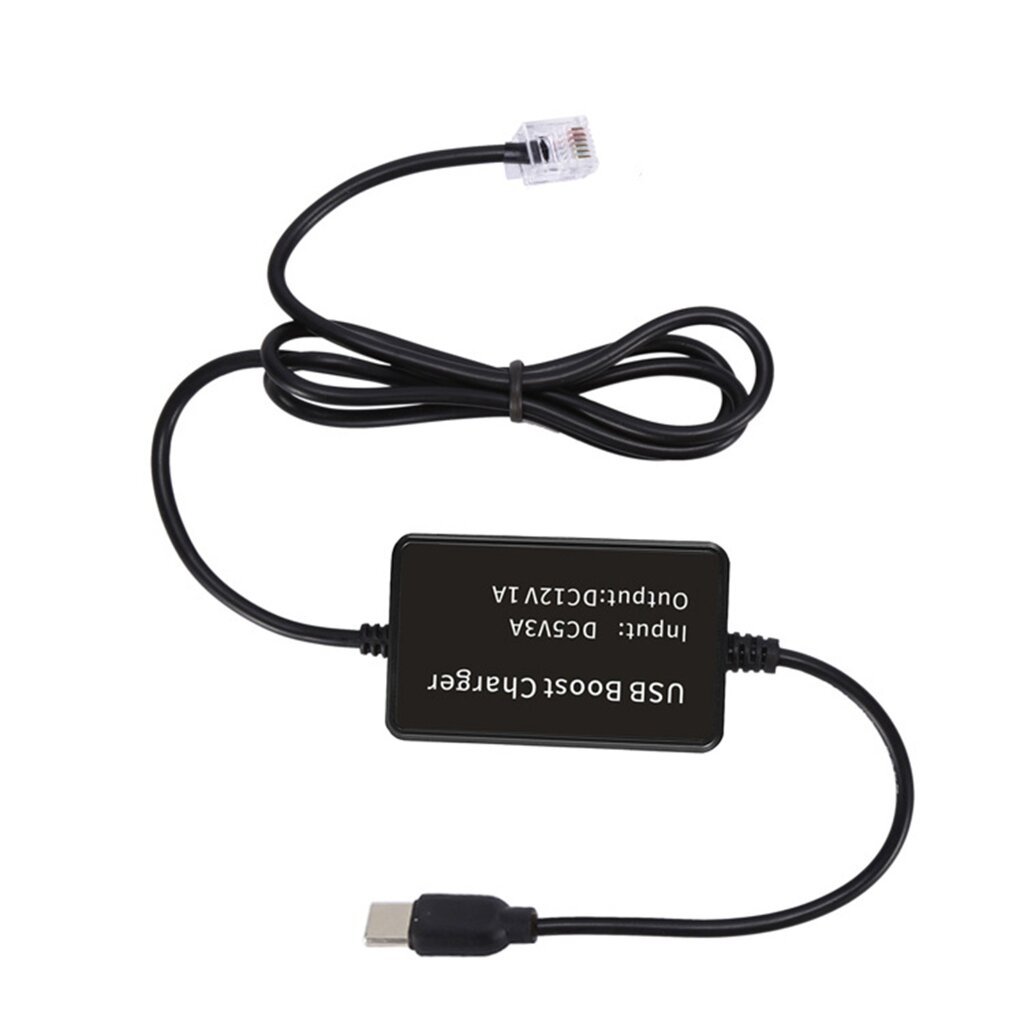 Кабель питания USB C-RJ11 с усилителем от 5 В до 12 В Для Системы безопасности автомобиля И камеры наблюдения Длиной 155 см