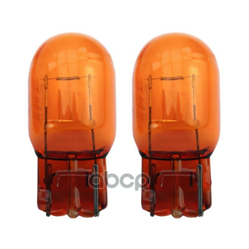 Лампа б/ц 12v 21W T20, Orange одноконтактная (уп.2) Masuma арт. L2521
