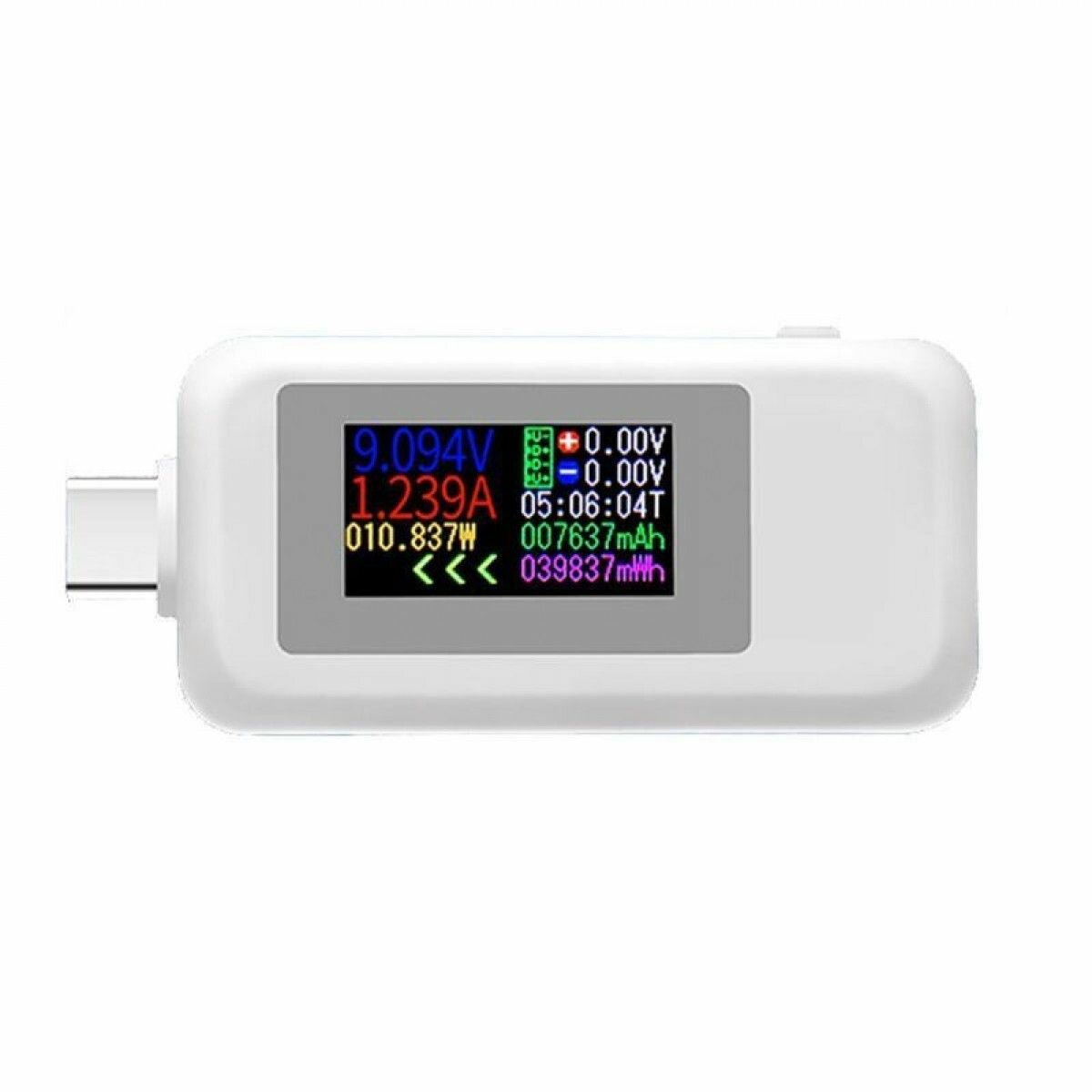 Цифровой измеритель напряжения, тока и мощности USB Type-C KWS-1802C