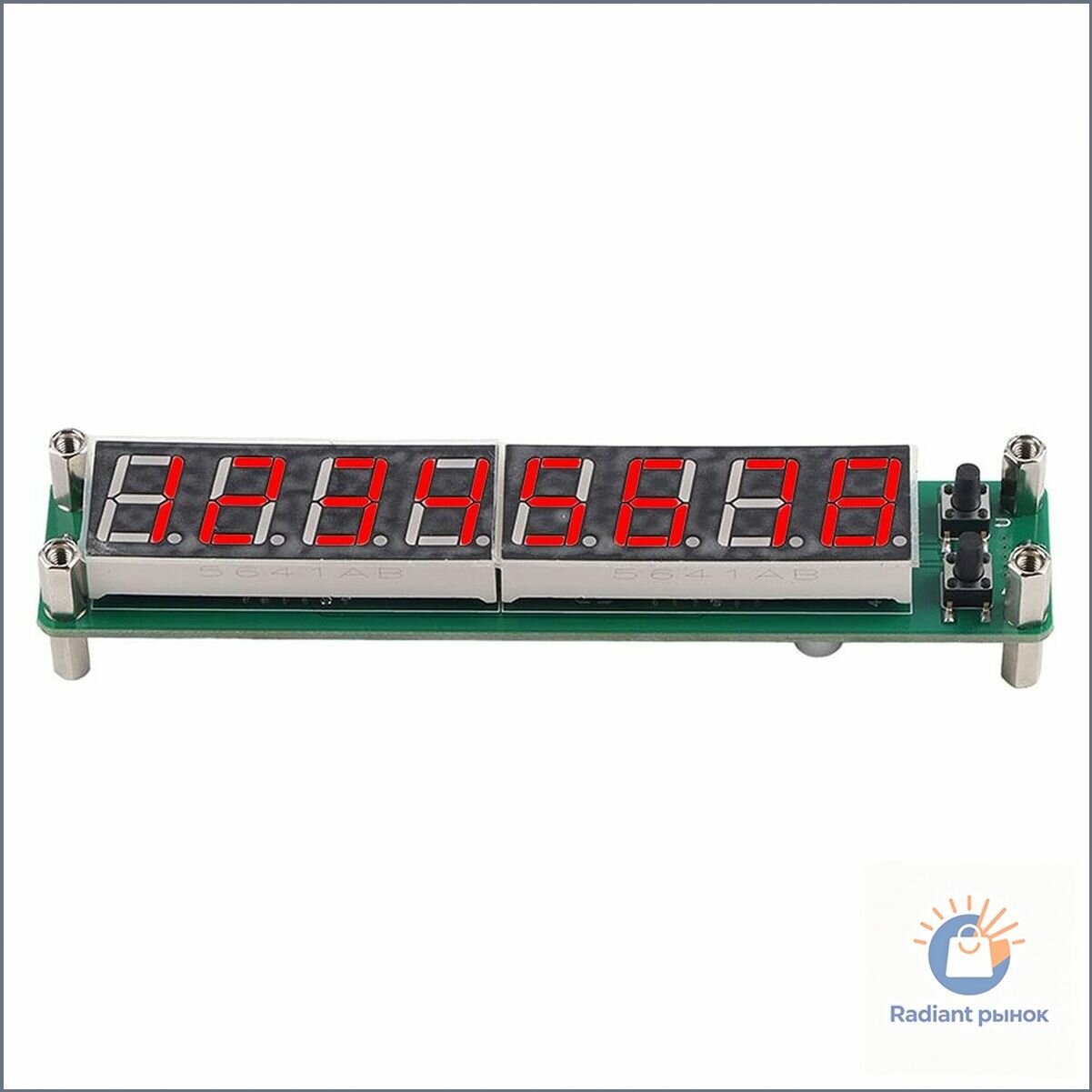 Частотомер PLJ-8LED-R, питание 9 15 В, 8 уровней яркости дисплея