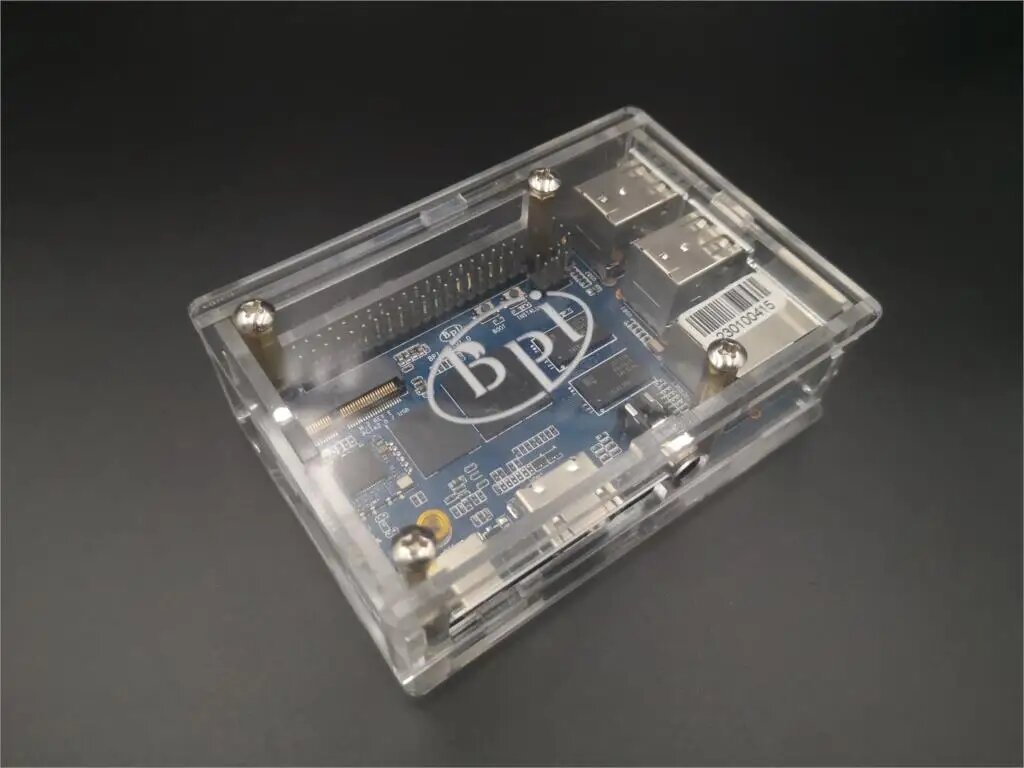 Прозрачный акриловый чехол для Banana Pi M4 cbhioarpd
