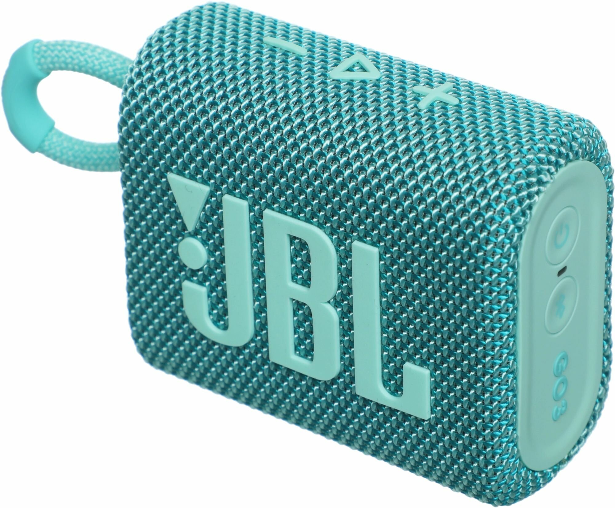 Колонка блютуз беспроводная портативная JBL GO 3 бирюзовый 4.2W 1.0 BT 10м (JBLGO3TEAL)