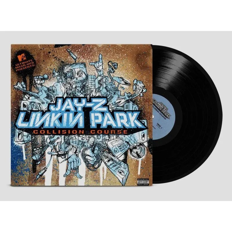 JAY-Z - LINKIN PARK - Collision Course (LP, Reissue, Black Vinyl) Виниловая Пластинка-LYY