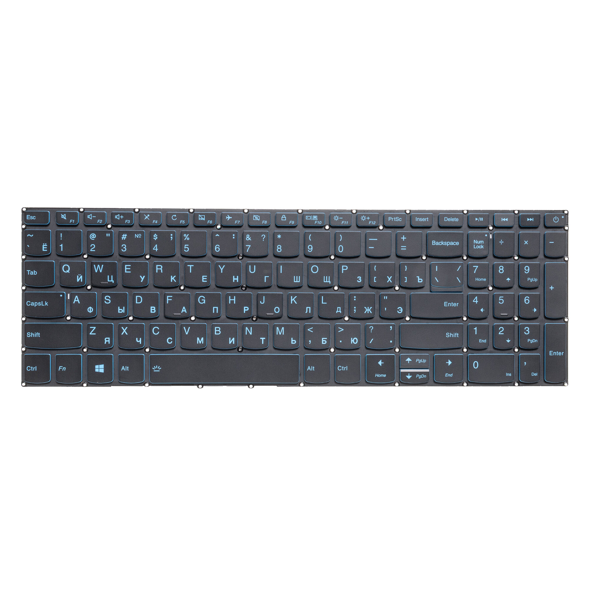 Клавиатура с подсветкой для ноутбука Lenovo IdeaPad 330-15IKB / Lenovo IdeaPad S145-15AST / Lenovo IdeaPad S145-15API / Lenovo IdeaPad 330-15AST / Lenovo IdeaPad 320-15IAP - черная