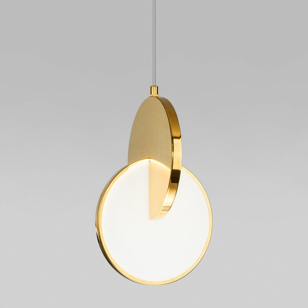 Подвесной светильник Eurosvet 50225/1 LED / подвесной светильник / золото.