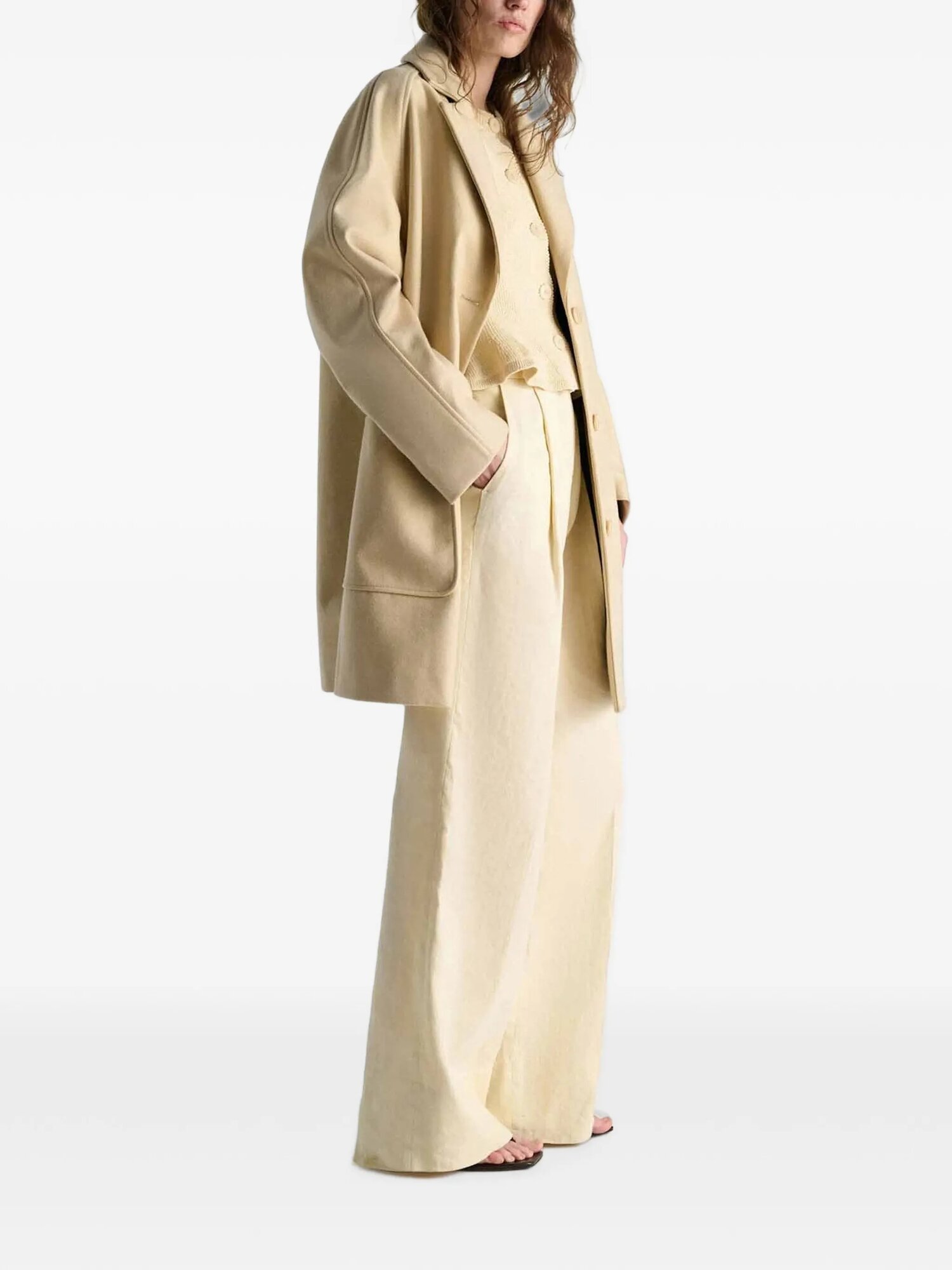 Брюки Dorothee Schumacher Pleated palazzo pants, размер 36, разноцветный — фото 1