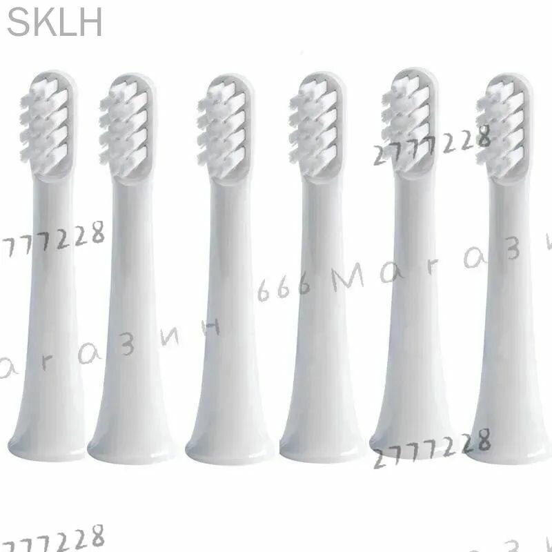 Насадки для электрической зубной щетки Sonic Electric Toothbrush T100 6шт