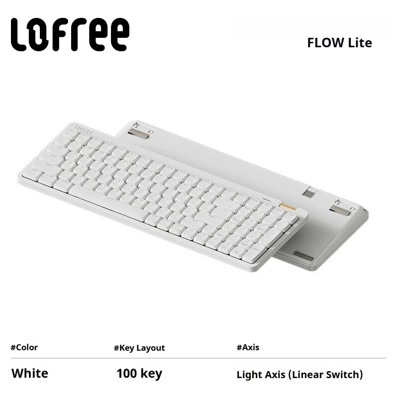 LOFREE FLOW Lite 84/100 клавиш механическая клавиатура Flow Lite100-white