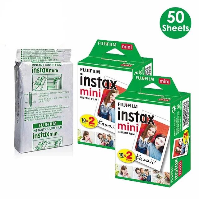 Fujifilm Instax Mini Film, 50 листов