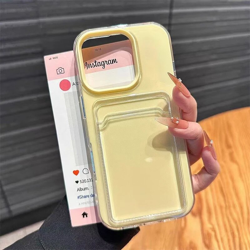 Чехол для iPhone 18 17 Pro Max 16 15 14 13 12 11, роскошный, 2-в-1, Айфон 15 Про Макс, Cream yellow