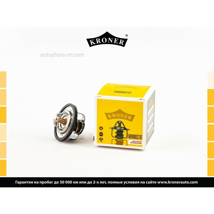 KRONER K203202 термостат CHEVROLET AVEO (02-), DAEWOO NEXIA (94-) 87C (K203202) KRONER