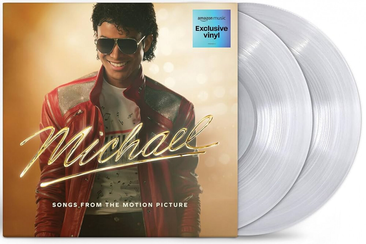 Michael Jackson – Michael (Songs From The Motion Picture) – 2 x Vinyl (Crystal Clear LP，Майкл Джексон: Саундтрек к фильму «Майкл», двойной виниловый альбом, кристально прозрачное издание.