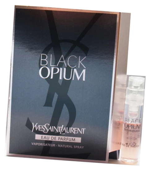 Ysl Black Opium миниатюра 1.2 мл парфюм - Ив Сен Лоран Блэк Опиум для женщин пробник