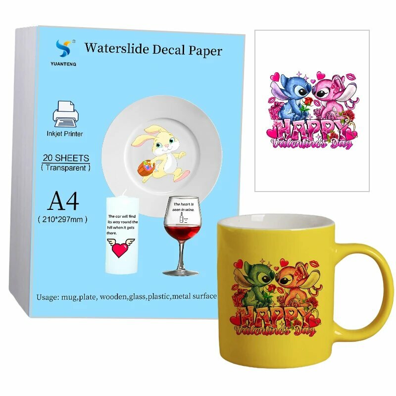 Переводная бумага для струйной печати YUANTENG YTIT-B Inkjet clear 10pcs