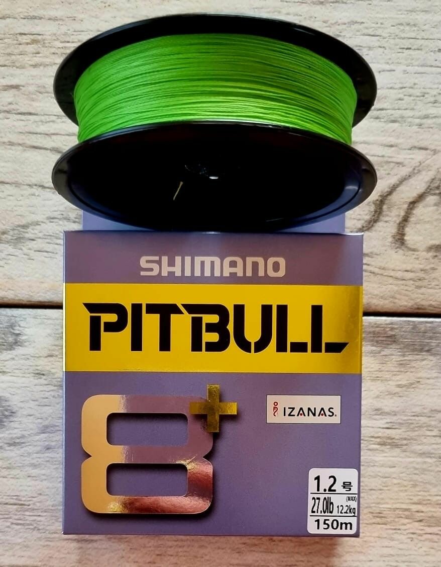 Плетеная леска PITBULL 0.18/ 12.2кг. SHIMANO 150м