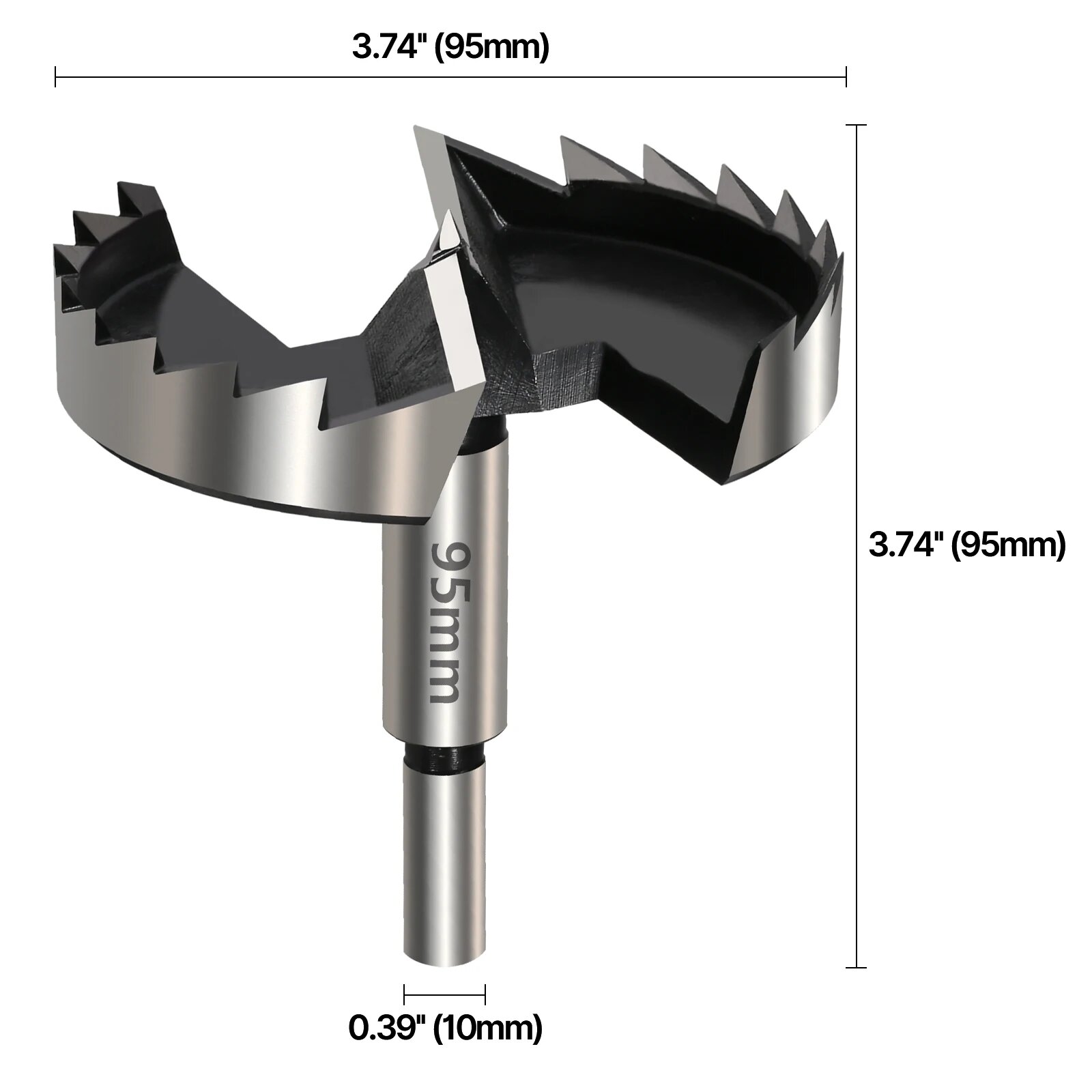 Vearter Форстнерские сверла 6-100 мм 95mm(3.74in)