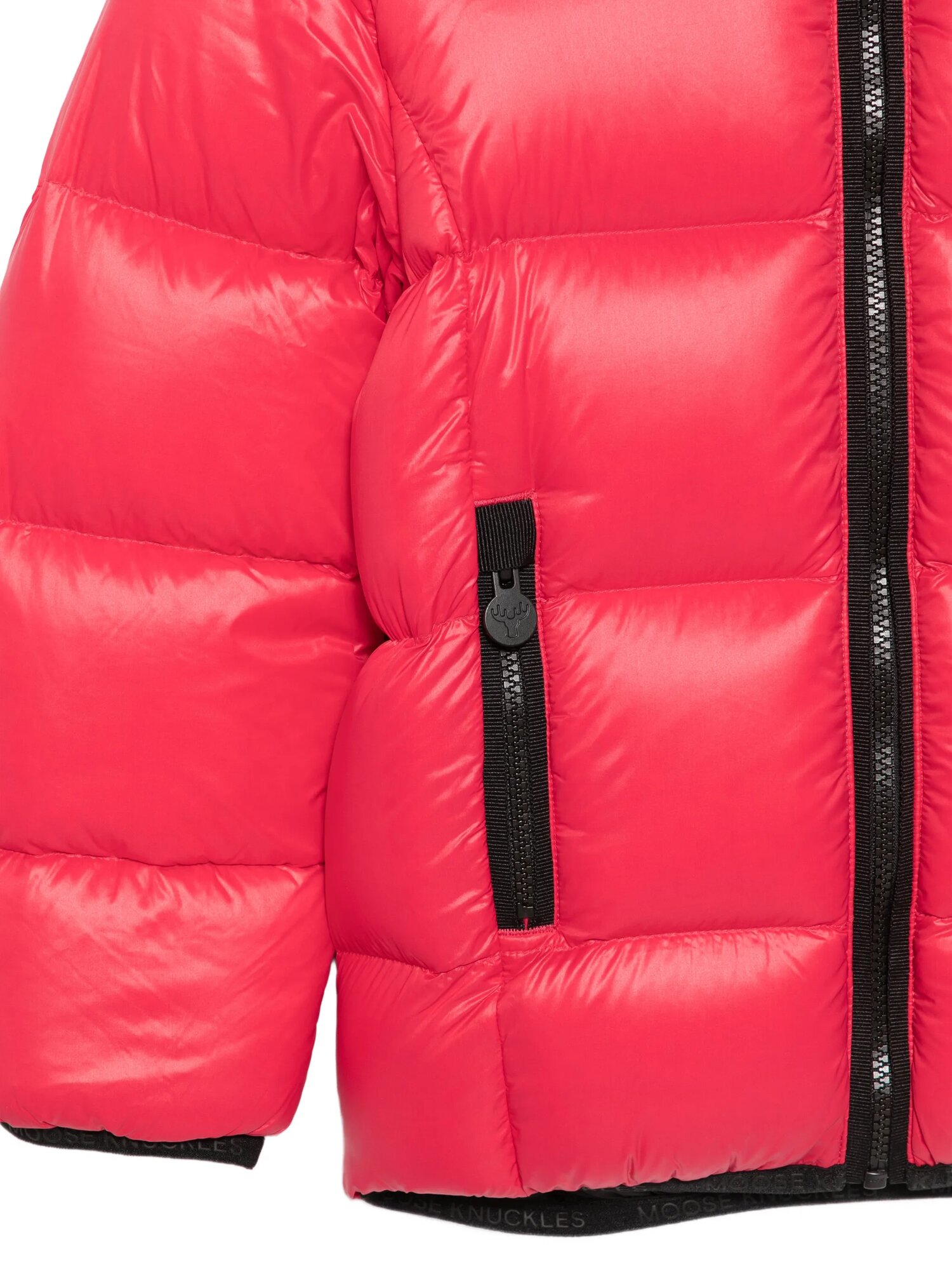 Куртка Quilted hooded jacket, размер 158-164, темно-синий/бежевый/красный — фото 1