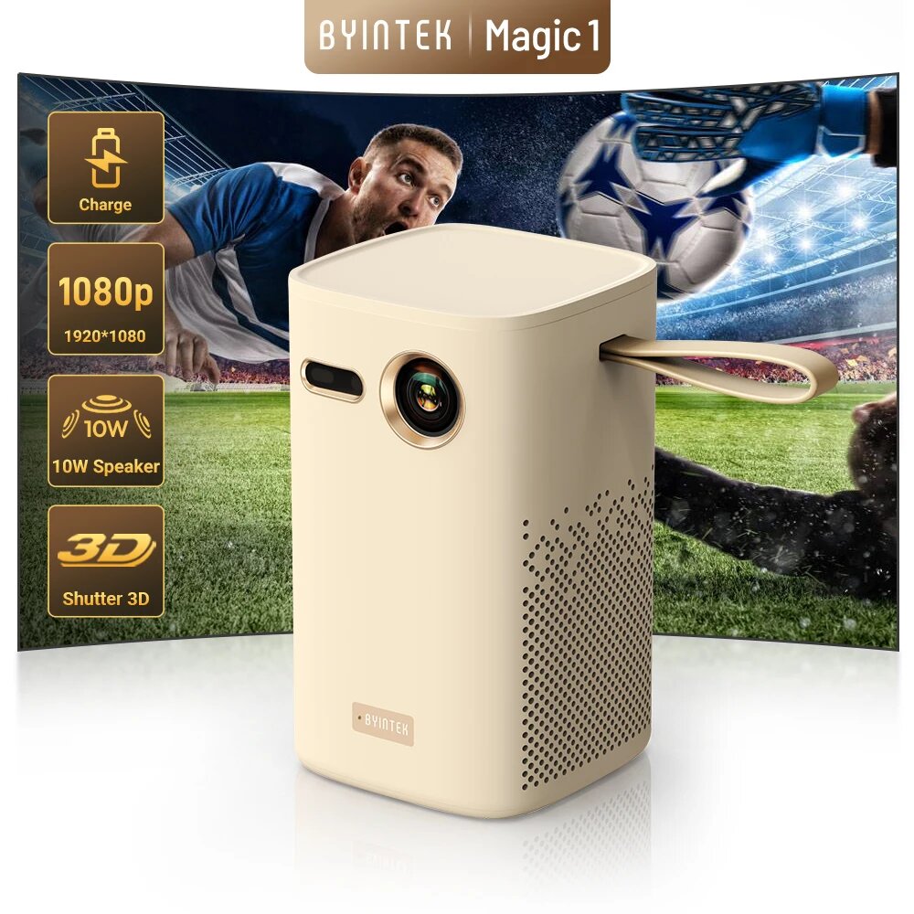 Проектор BYINTEK Magic 1 DLP 1080p для дома
