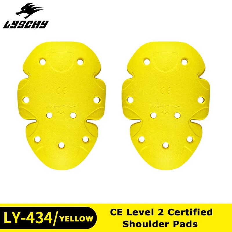 Защитная Эластичная Утолщенная Накладка CE Level 2 Для Мотоциклетной Куртки, Shoulder Pads-Yellow