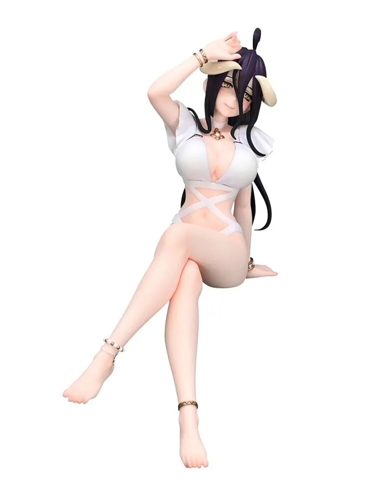Overlord/Albedo, Аниме-фигурка, 16-сантиметровая аниме-девушка в купальнике , модель персонажа, настольное украшение, Новый год, День Победы, креативный подарок, коллекционная модель