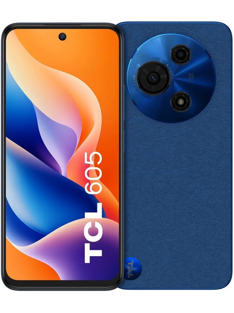 Смартфон TCL 605 8 ГБ / 256 ГБ Синий Ростест (EAC), 6.7", 50 Мп, NFC — фото 1