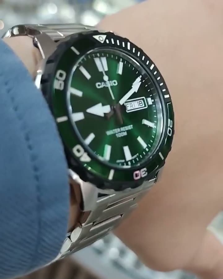 CASIO Collection Men, зеленый, — фото 1