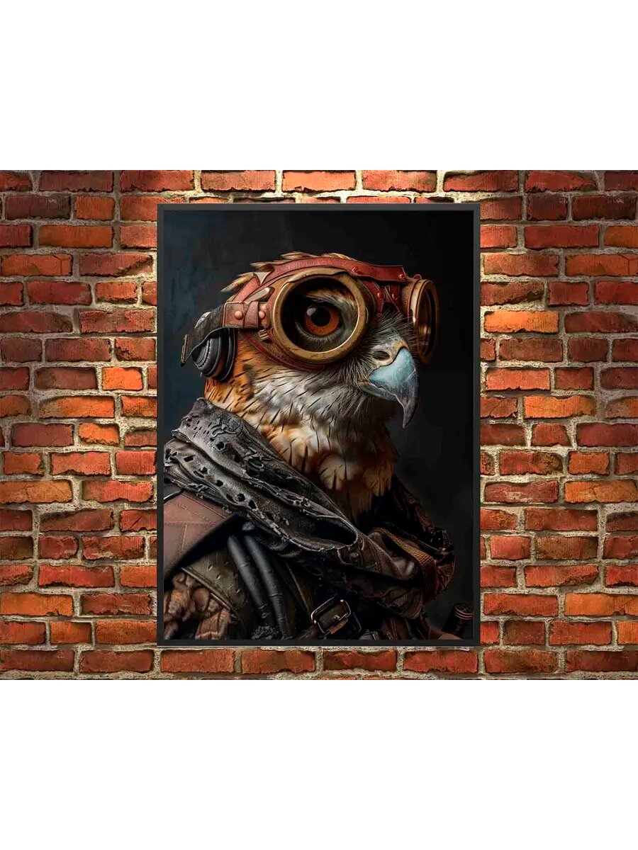 Птица-строитель Пегас 4, Плакат 30x42см