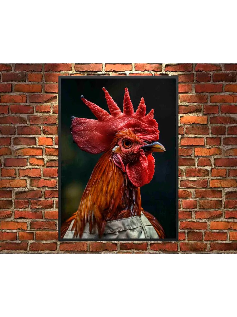 Приготовление петуха из птицы 3, Плакат 30x42см